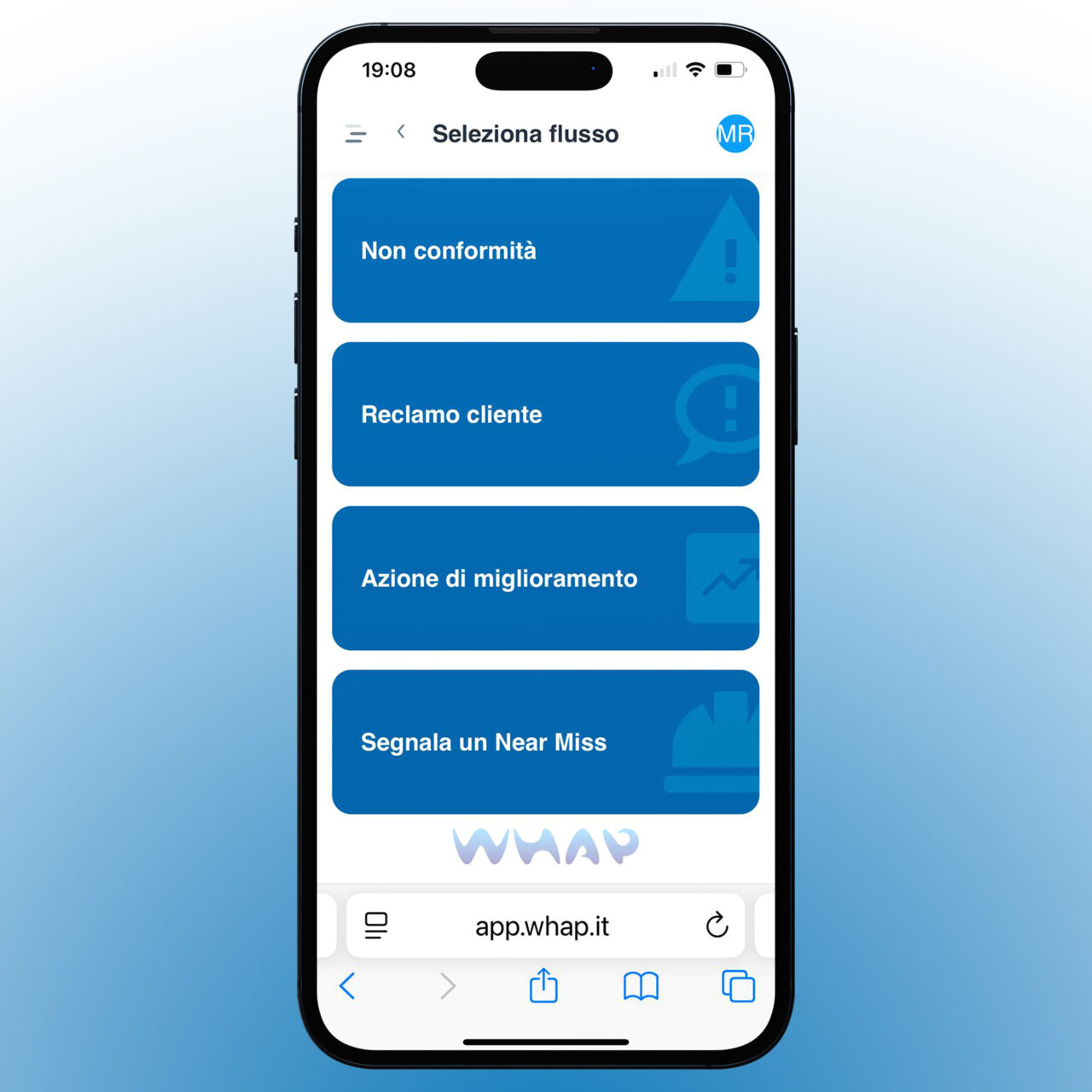 whap web app gestore della qualita aziendale ISO 9001